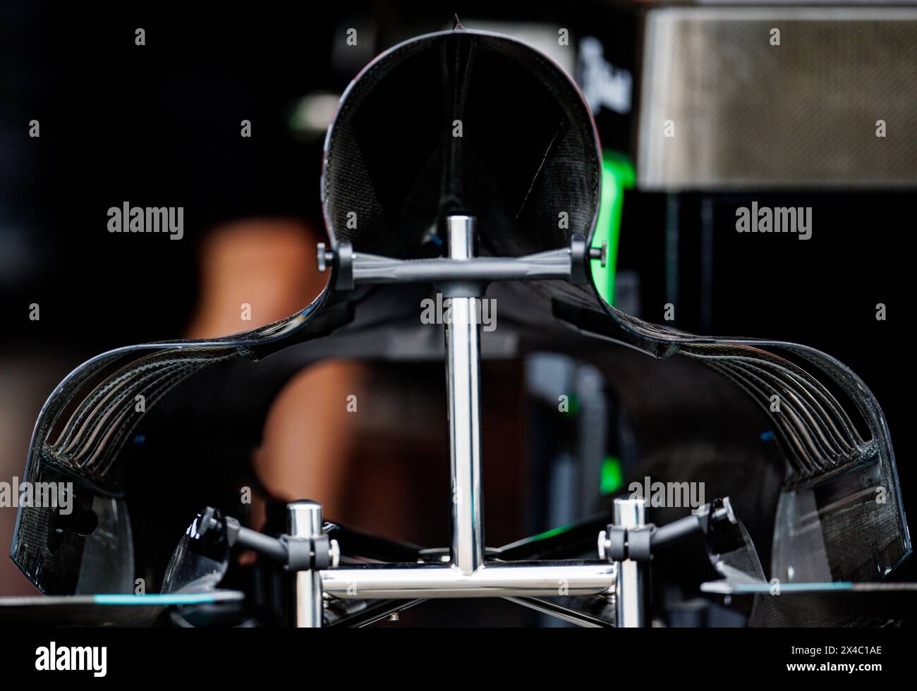 Mercedes engine cowling Stock Photo - Alamy