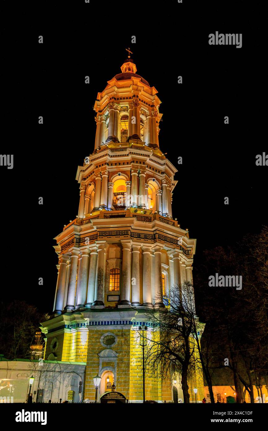 Ukraine, Kiev, Kyiv. The Great Lavra Bell Tower at Monastery of the ...
