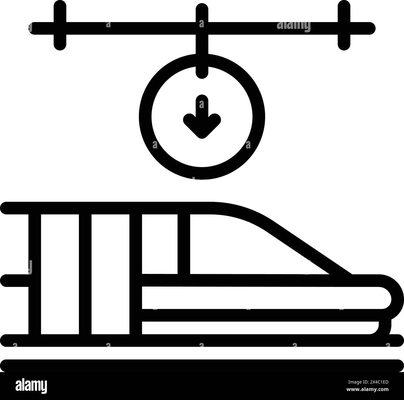 Icon for arrive, station Stock Vector Image & Art - Alamy