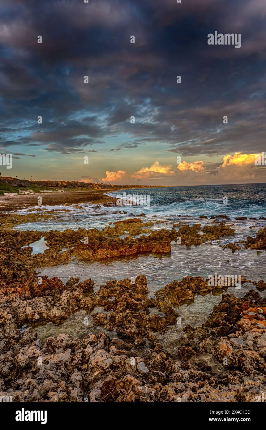 Colorful beach along the south shore of western Cuba, Guanahacabibes ...