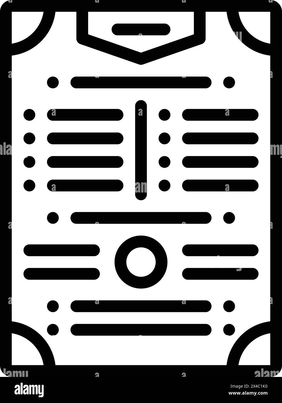 Icon for menu, menu card Stock Vector Image & Art - Alamy