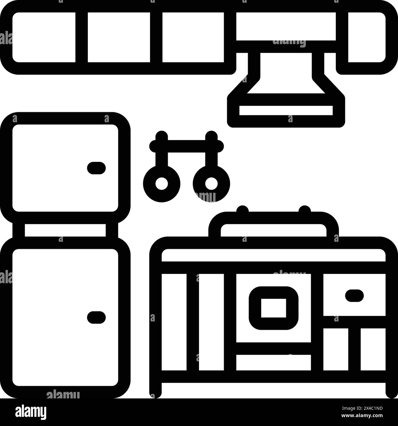 Icon for kitchen, kitchenette Stock Vector Image & Art - Alamy