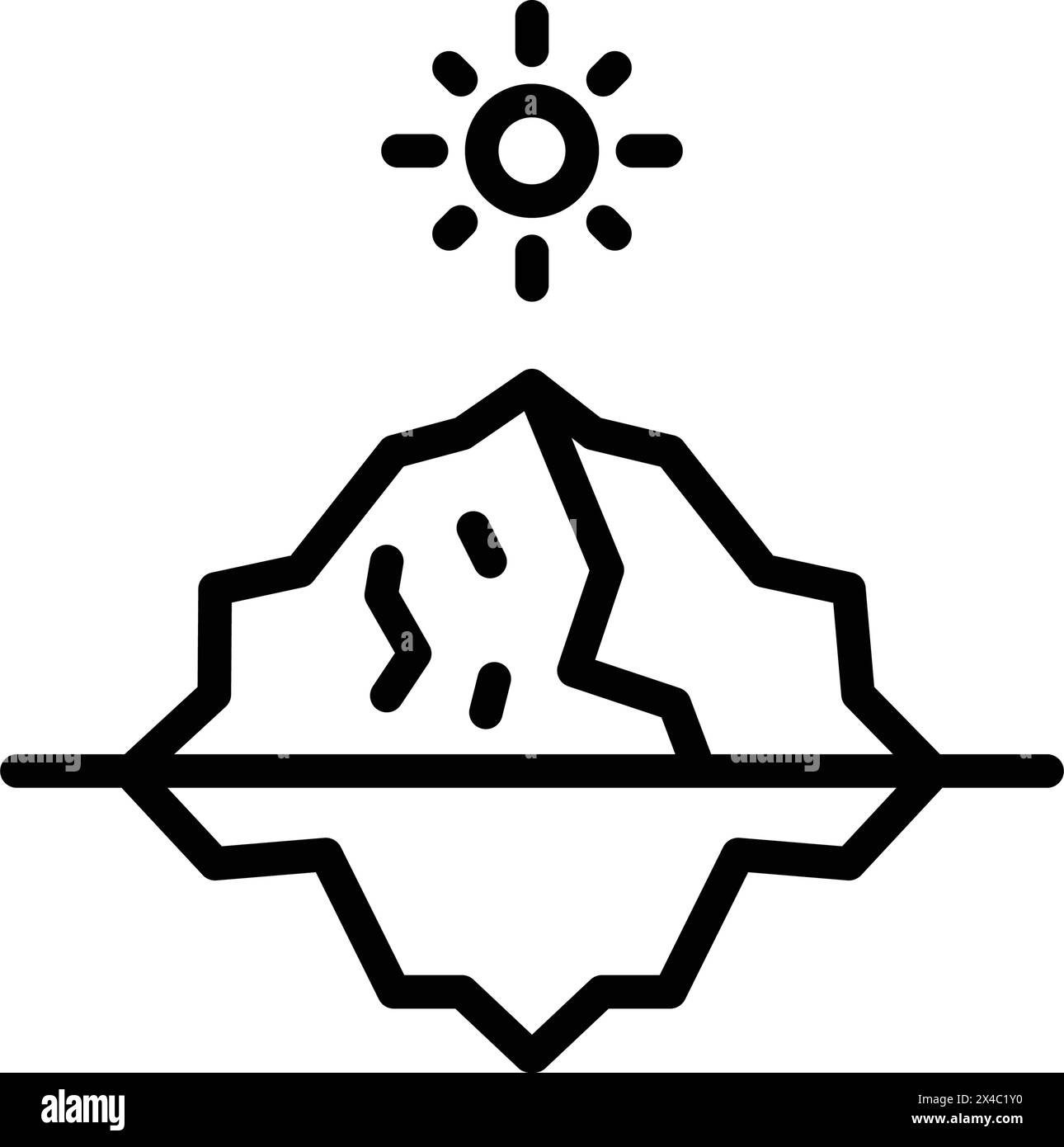 Icon For Melting Ice Melting Stock Vector Image And Art Alamy