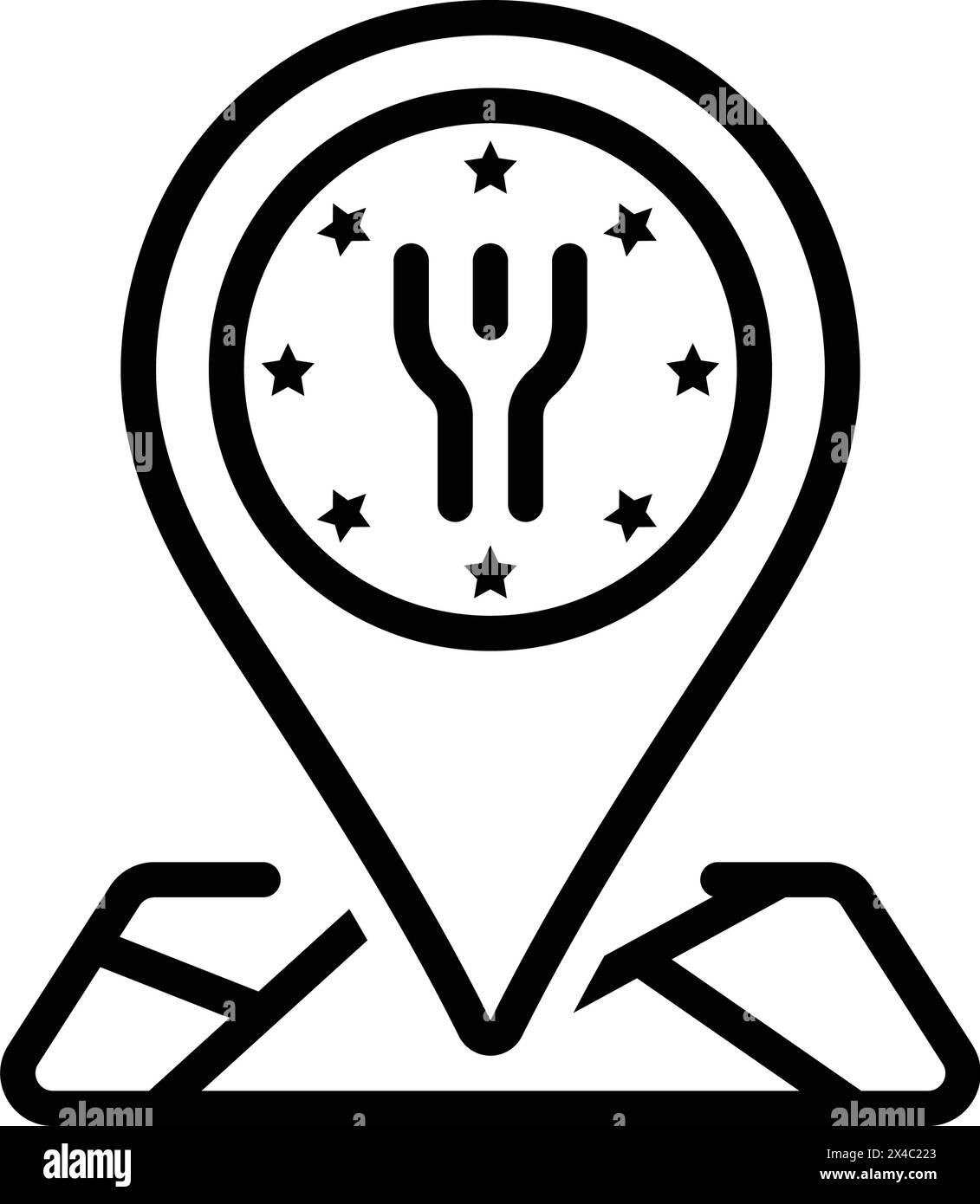 Restaurant map hi-res stock photography and images - Alamy