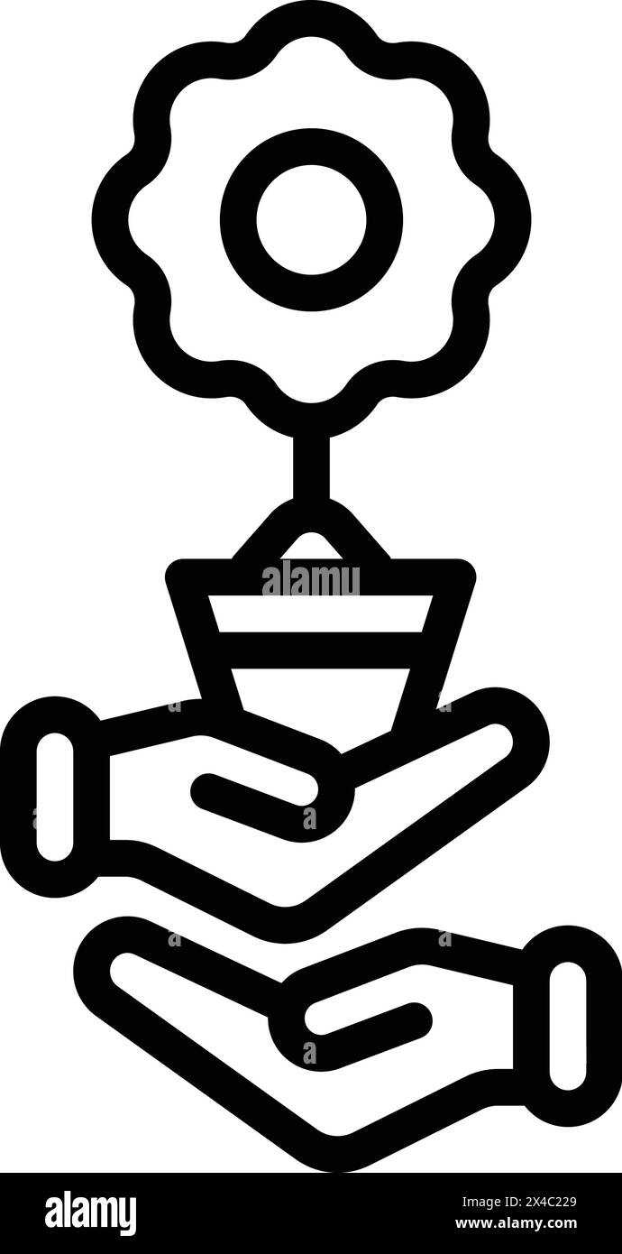 Icon for trust, keep faith Stock Vector Image & Art - Alamy