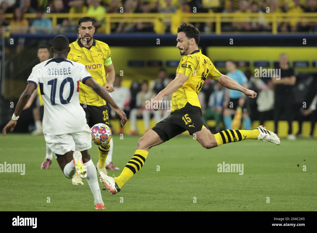 Mats Hummels of Dortmund during the UEFA Champions League, Semi-finals, 1st leg football match ...