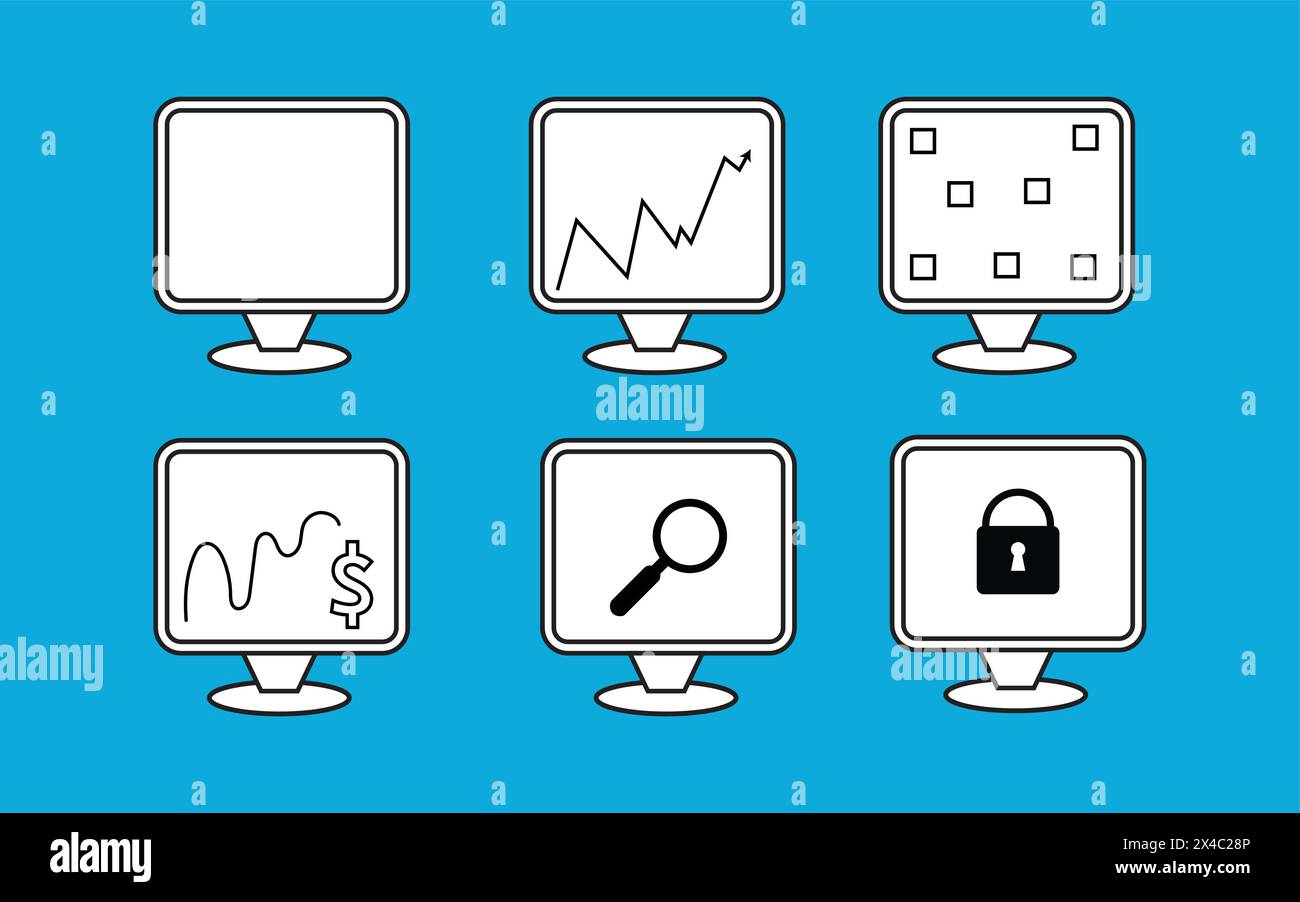 Educate computer Stock Vector Images - Alamy