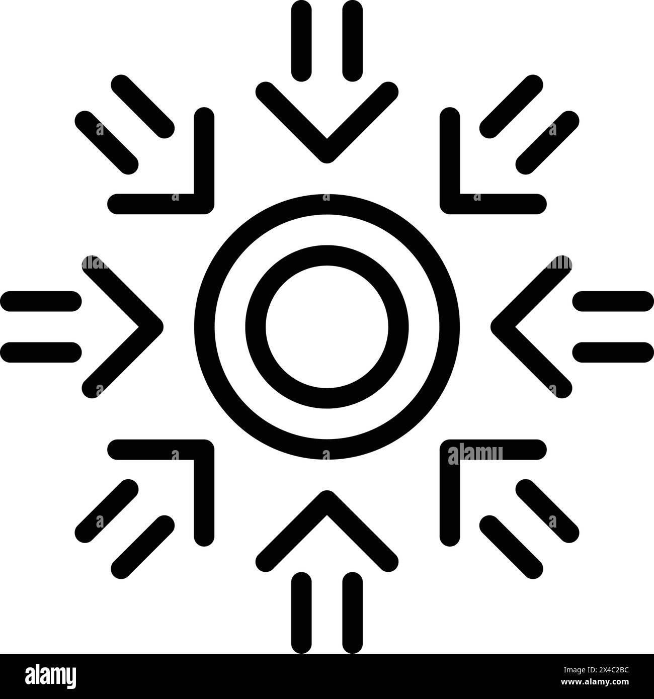 Icon for center, point Stock Vector Image & Art - Alamy
