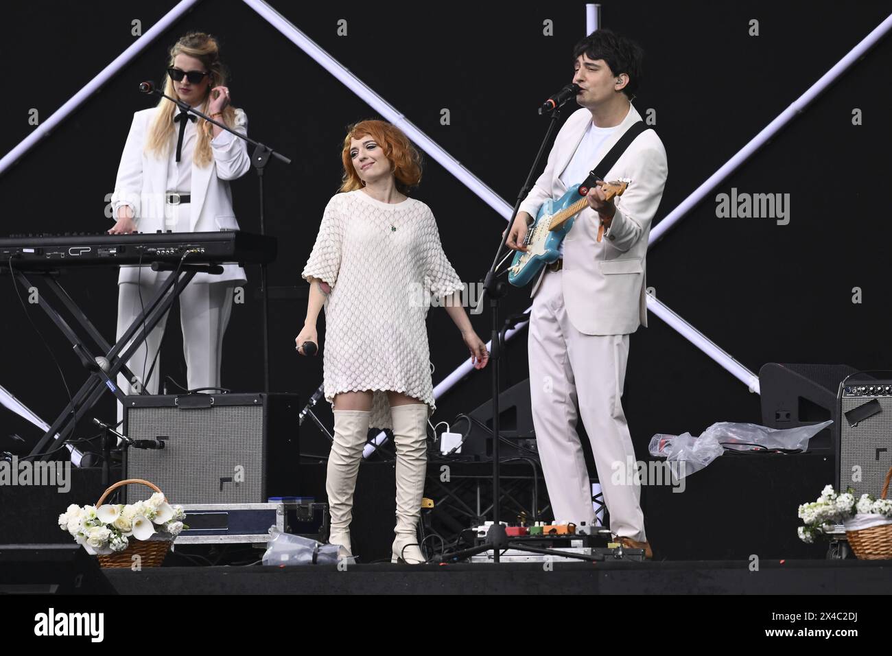 Maria Antonietta e Colombre during the May Day Concert at the Circus ...