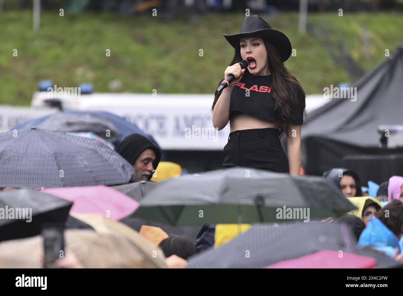 Ditonellapiaga during the May Day Concert at the Circus Maximus 2024, 1 ...