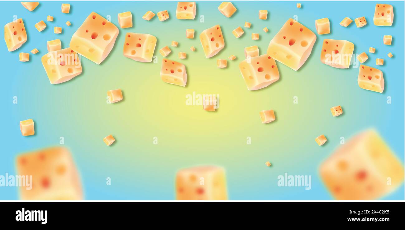 realistic cheese pyramid vector illustration Stock Vector Image & Art ...