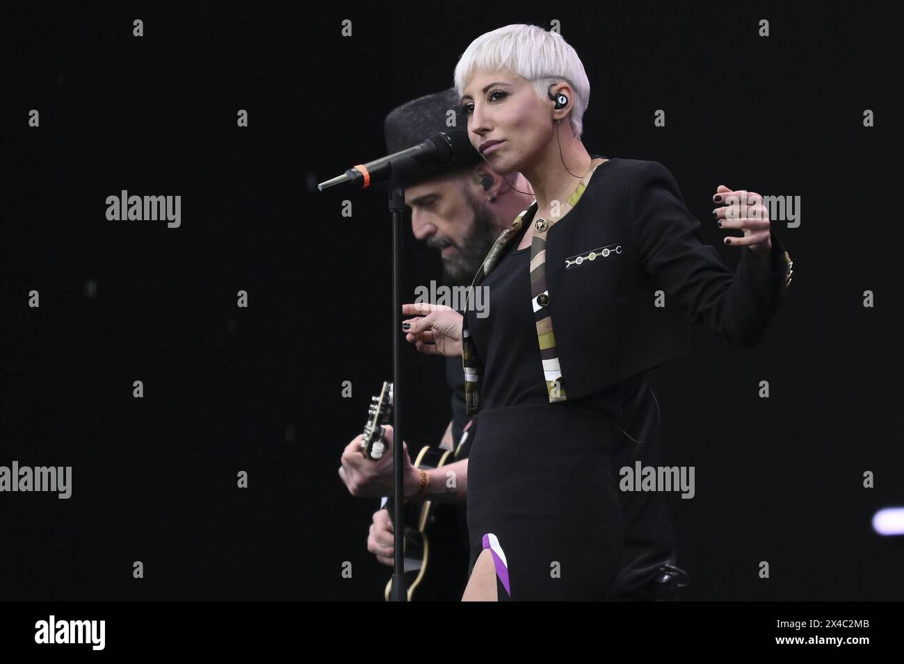 Malika Ayane during the May Day Concert at the Circus Maximus 2024, 1 ...