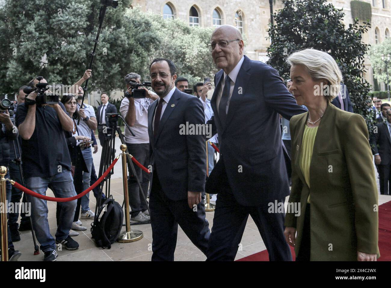 Beirut, Lebanon. 02nd May, 2024. Lebanese Prime Minister Najib Mikati ...