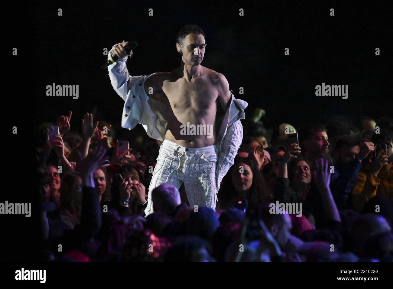 Cosmo during the May Day Concert at the Circus Maximus 2024, 1 May 2024 ...