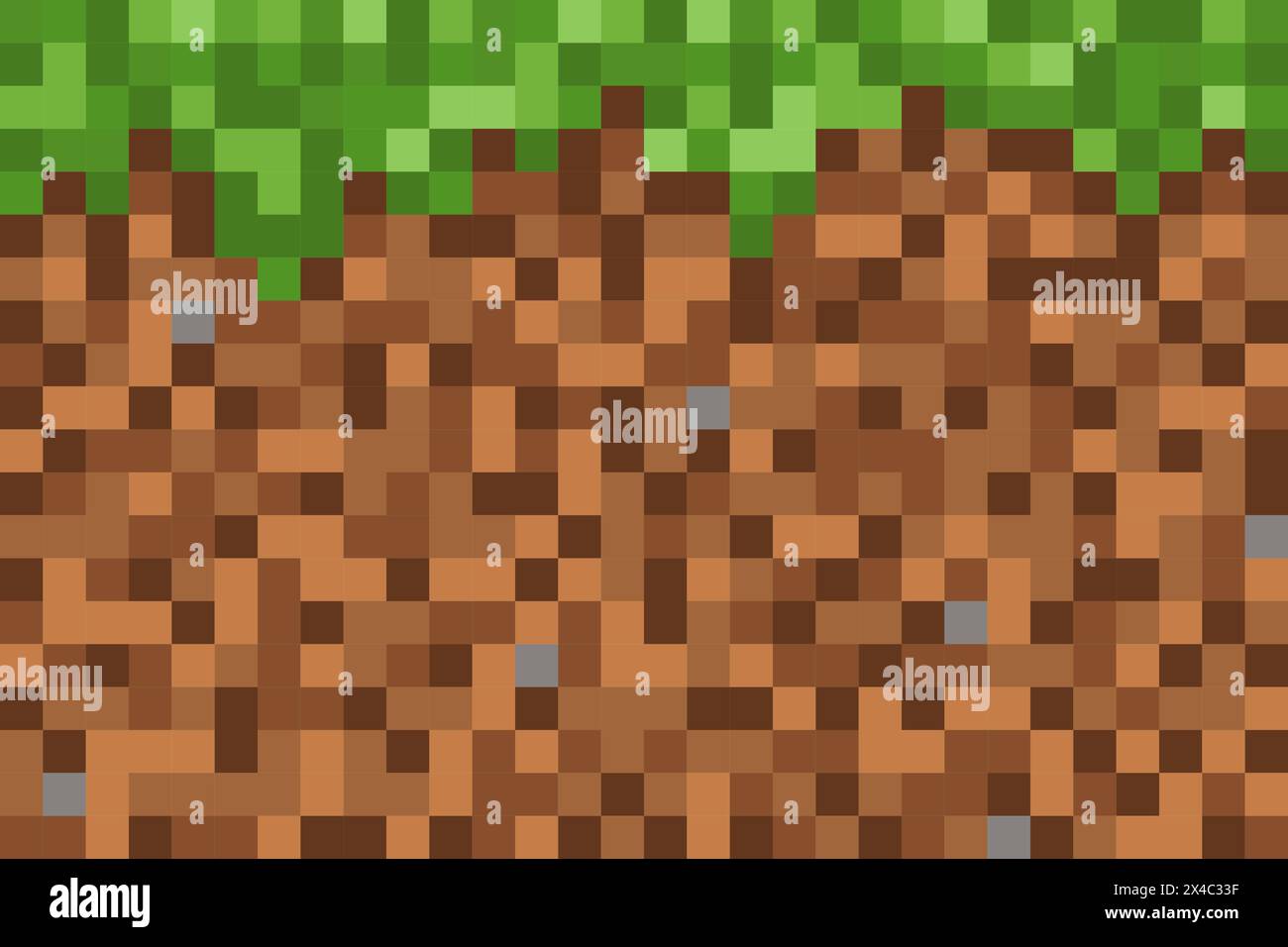 Grass with ground pixel pattern background Stock Vector Image & Art - Alamy