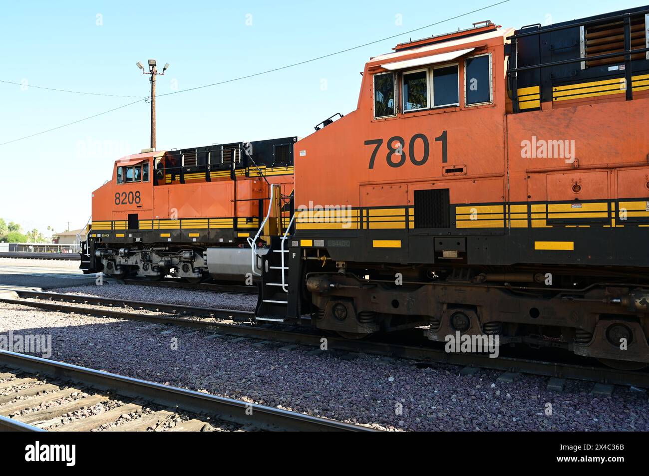 ES44C4 American locomotive Stock Photo - Alamy