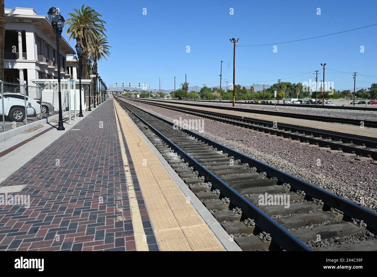 Needles railway station in California Stock Photo - Alamy