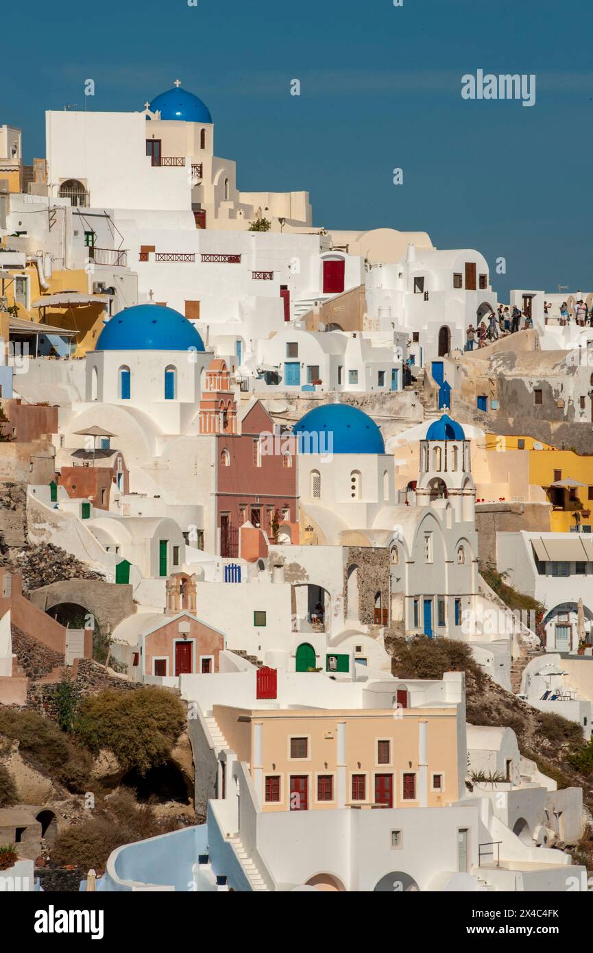 Greece, Santorini, Oia. View of homes in Oia, Santorini Stock Photo - Alamy