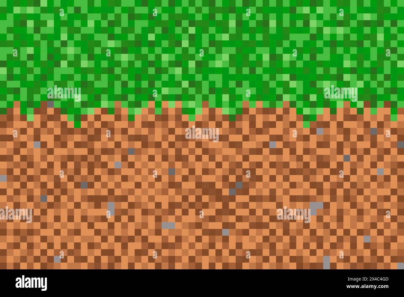 Green pixel grass texture hi-res stock photography and images - Alamy