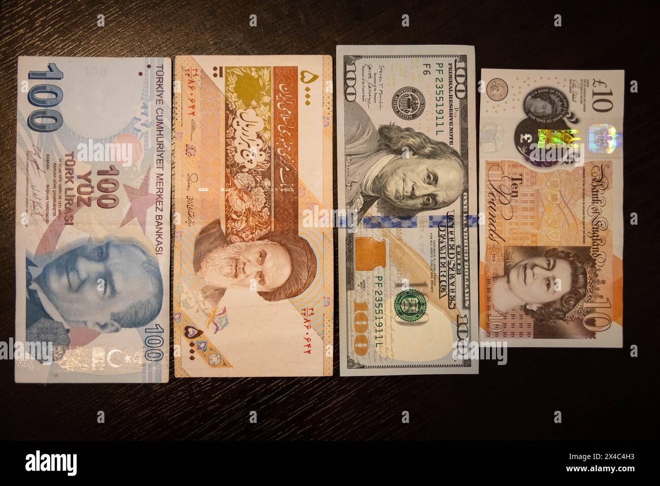 100 pound note hi-res stock photography and images - Alamy