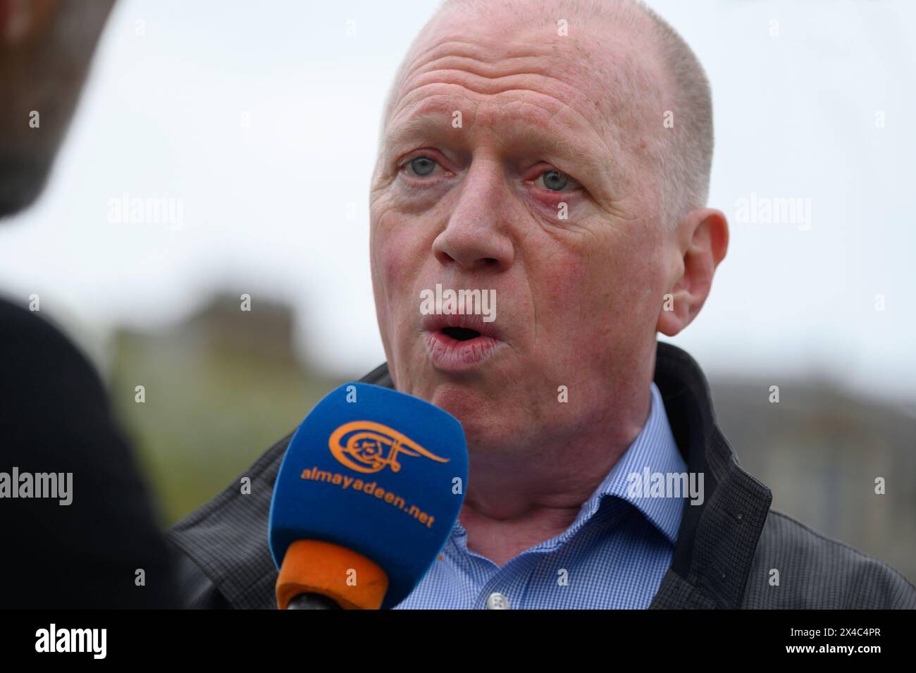 Matt Wrack (TUC president and Gen Sec FBU) being interviewed by Al ...