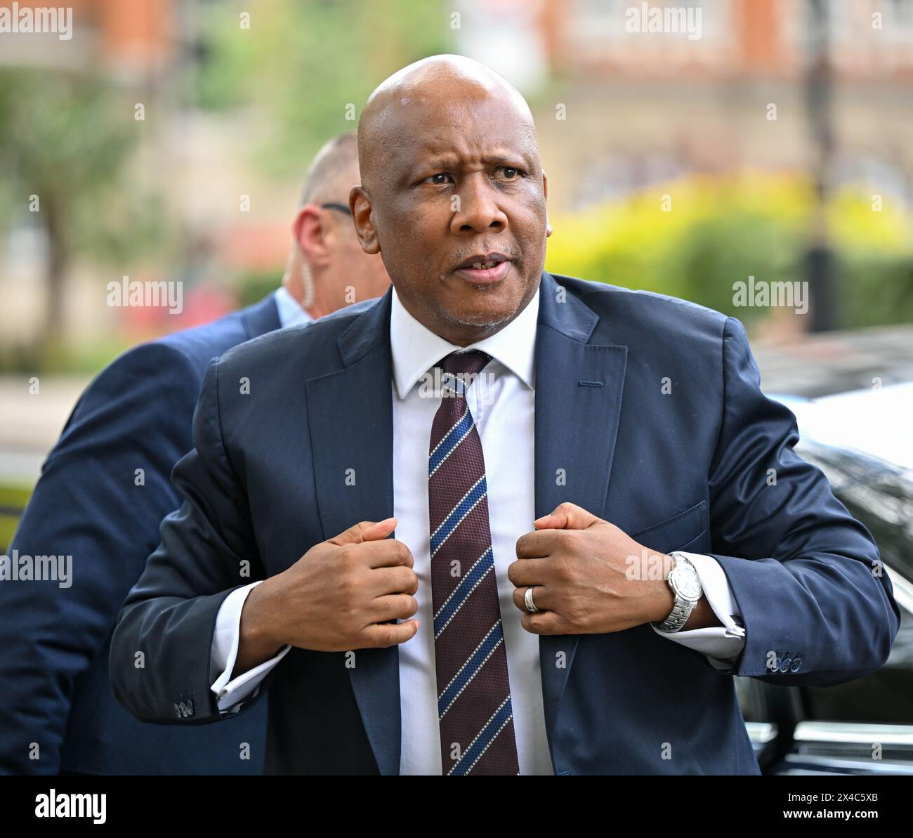 King Letsie III of Lesotho arrives at the House of Lords London UK ...