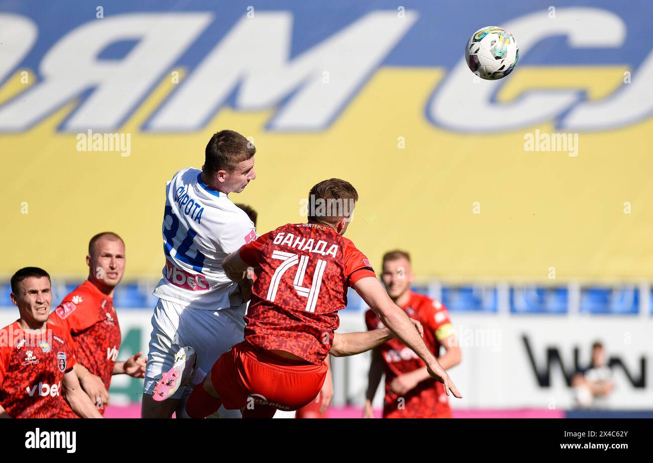 Non Exclusive: KYIV, UKRAINE - MAY 1, 2024 - Defender Oleksandr Syrota ...
