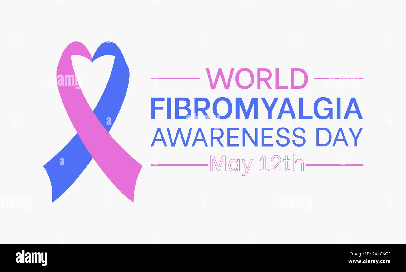World Fibromyalgia health awareness vector illustration. Disease ...