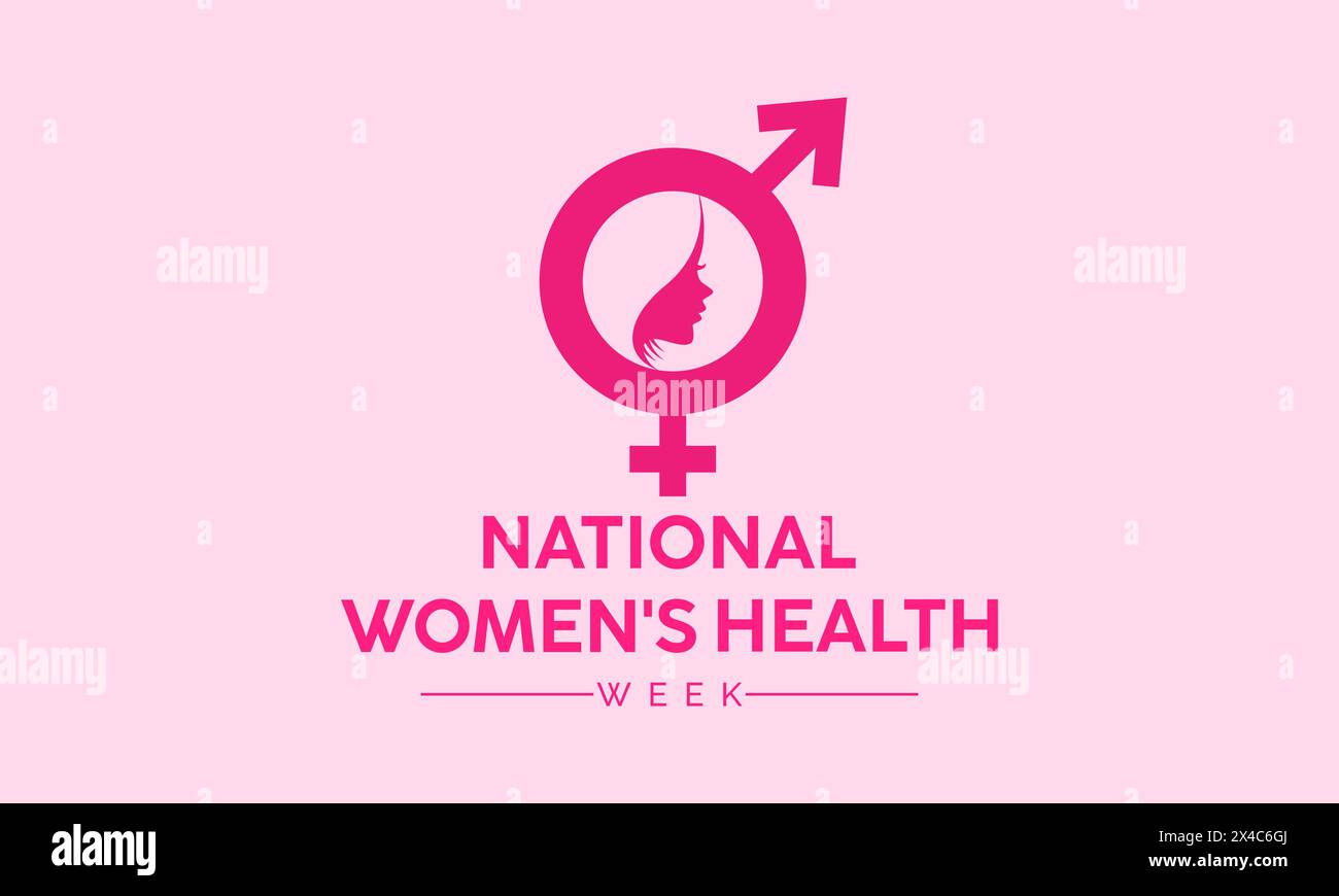 National Womens Health Week Health Awareness Vector Illustration