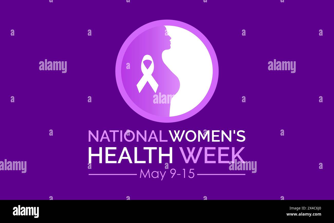 National Womens Health Week Health Awareness Vector Illustration