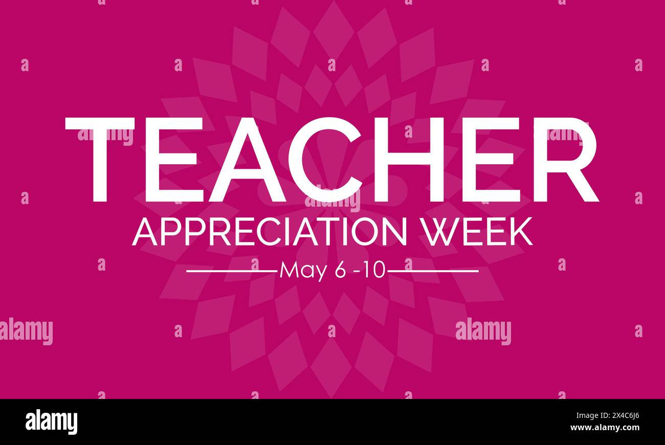 Teacher appreciation week gratitude vector illustration. Education ...