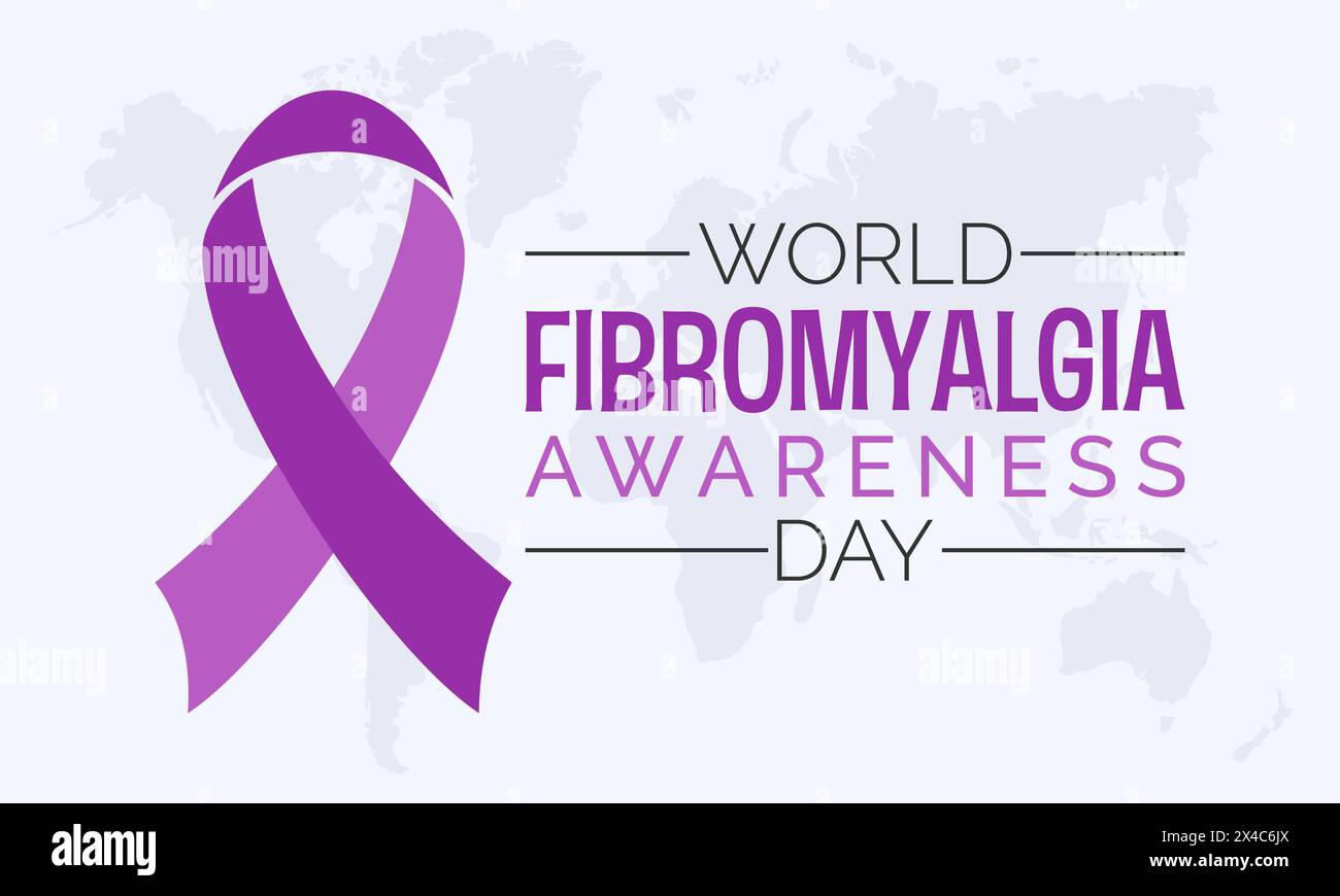 World Fibromyalgia health awareness vector illustration. Disease ...