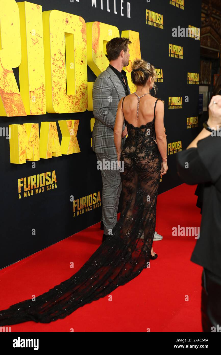 Sydney, Australia. 2nd May 2024. Elsa Pataky (Cast) and Chris Hemsworth ...