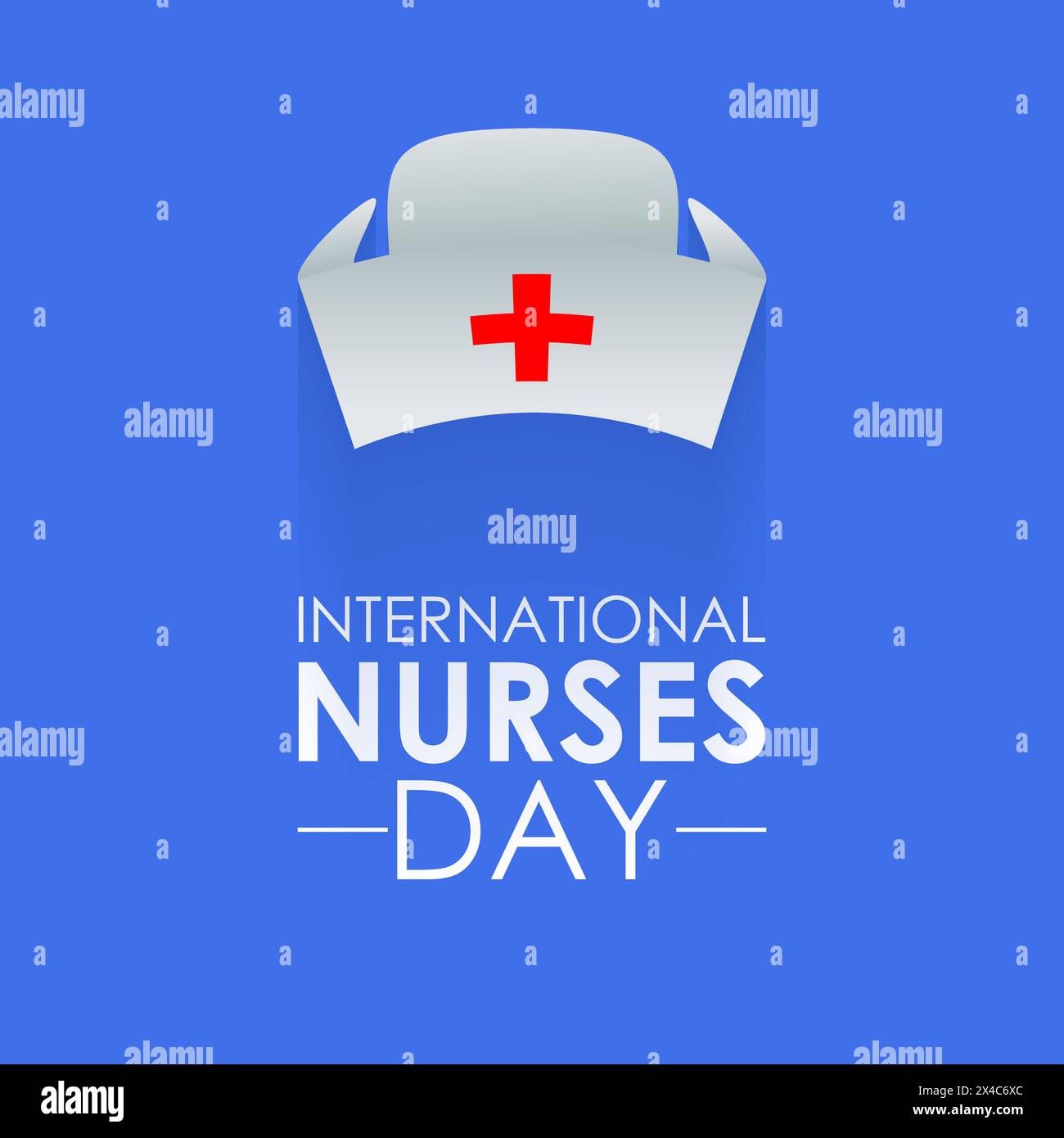 International Nurses Day health awareness vector illustration. Disease ...