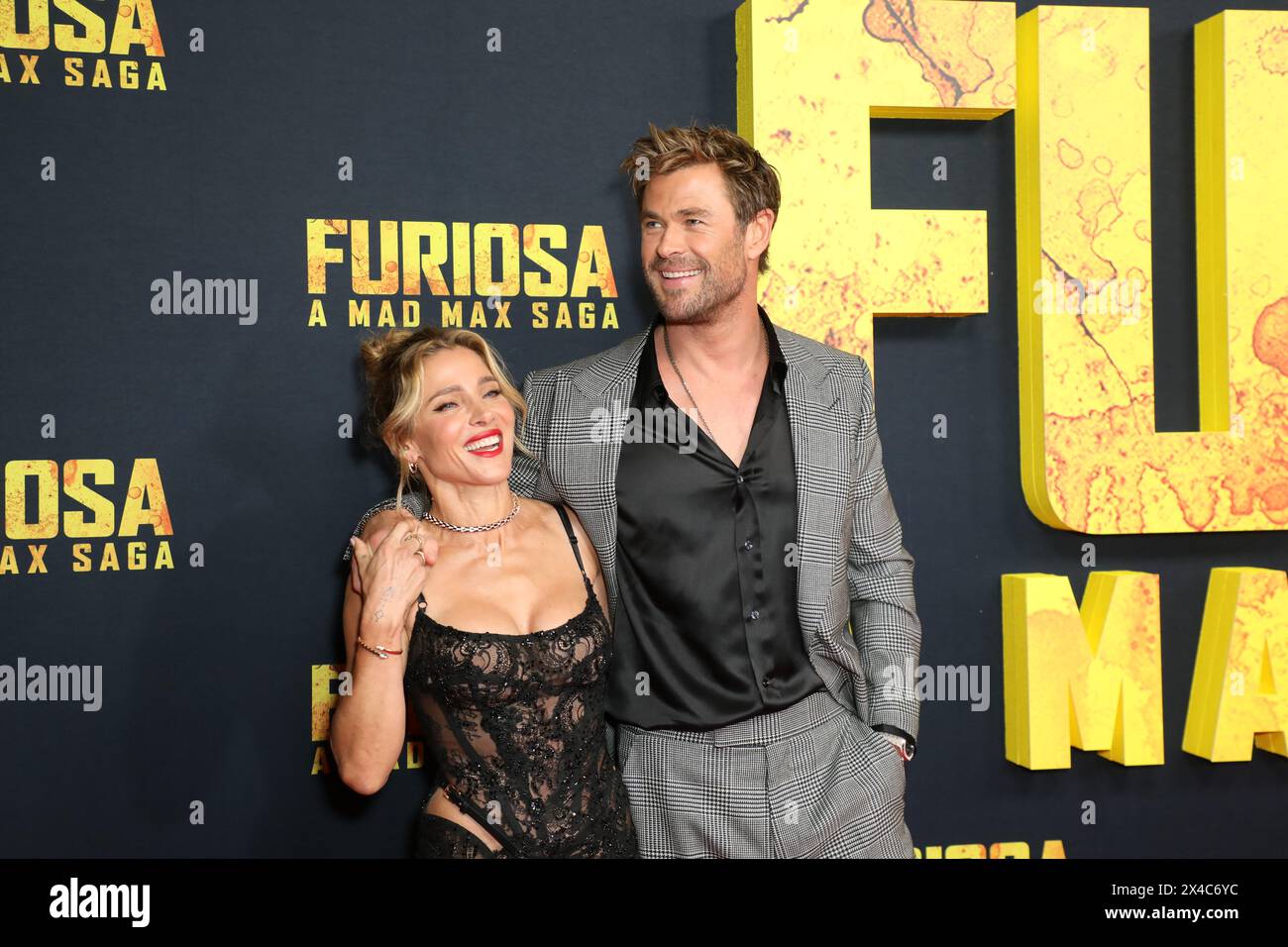 Sydney, Australia. 2nd May 2024. Elsa Pataky (Cast) and Chris Hemsworth ...