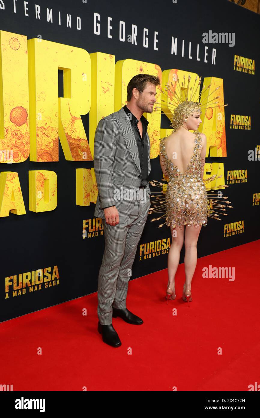 Sydney, Australia. 2nd May 2024. Chris Hemsworth (Dr Dementus) and Anya ...