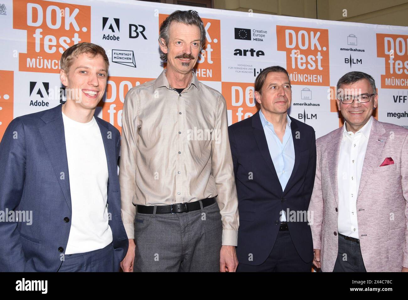 Dominik Krause Buergermeister Daniel Sponsel Doc Fest-Leiter Klaus Stern Regisseur ...