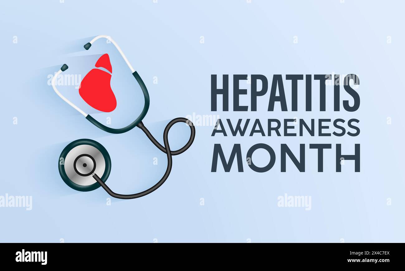 National Hepatitis Testing Day health awareness vector illustration ...