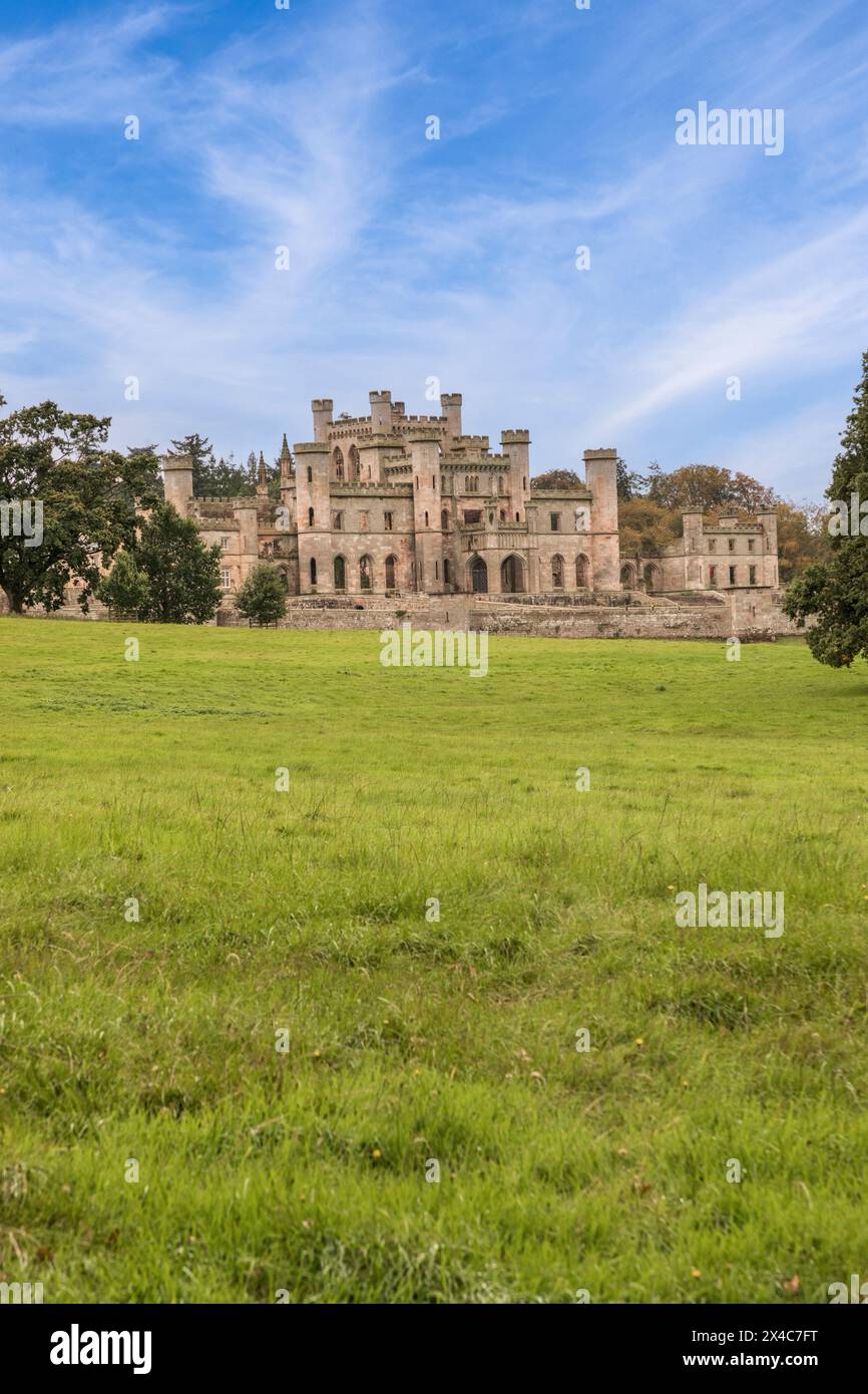 England, Lowther Castle, a country house in Westmorland, now part of ...