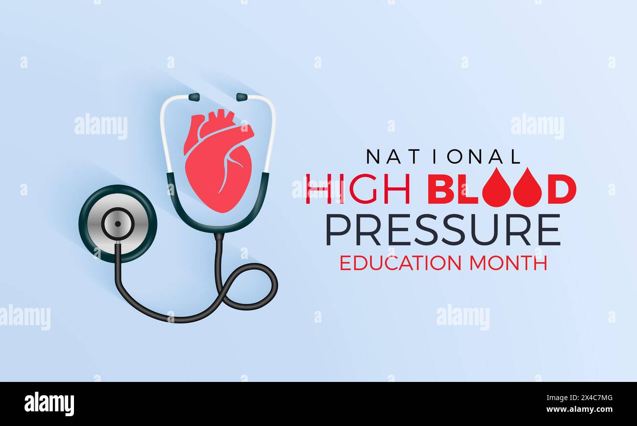 High blood pressure poster Stock Vector Images - Alamy