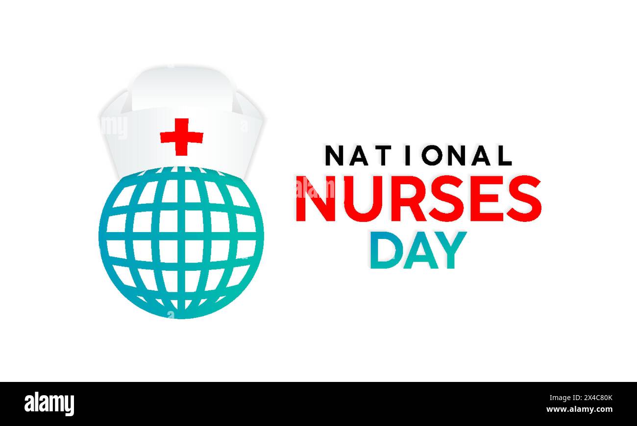 International Nurses Day health awareness vector illustration. Disease ...