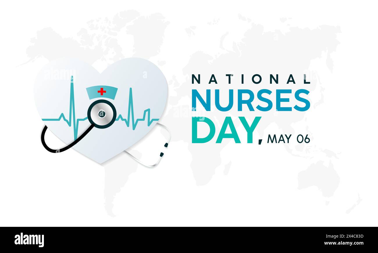 International Nurses Day health awareness vector illustration. Disease ...