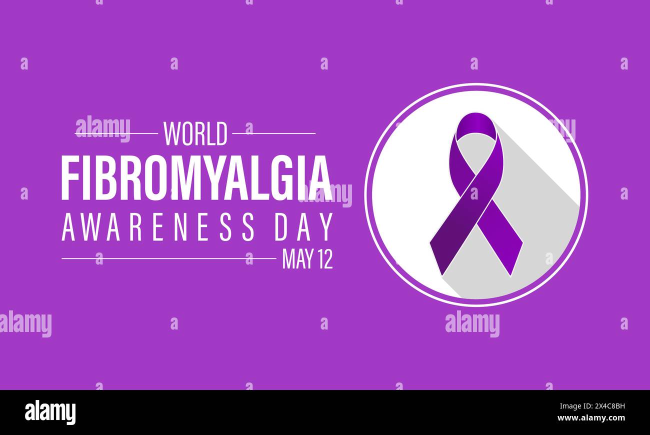 World Fibromyalgia health awareness vector illustration. Disease ...