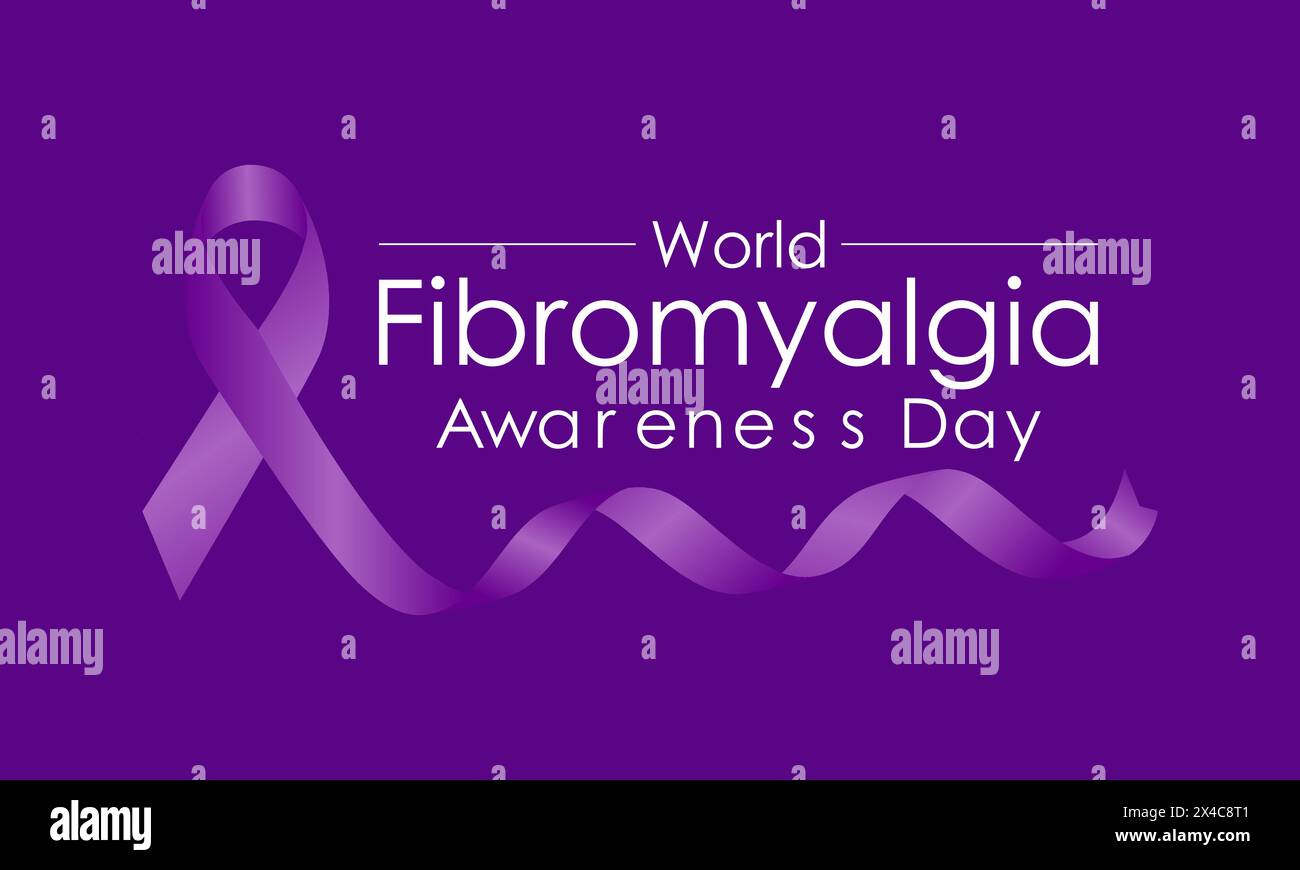 World Fibromyalgia health awareness vector illustration. Disease ...