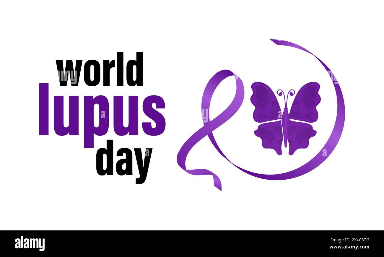 World Lupus Day health awareness vector illustration. Disease ...