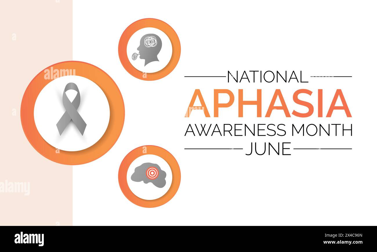 National Aphasia Awareness Month health awareness vector illustration ...