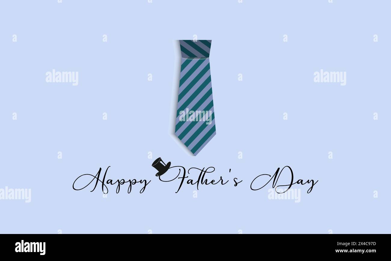 Father's Day love daddy vector illustration. Joyful vector template for ...