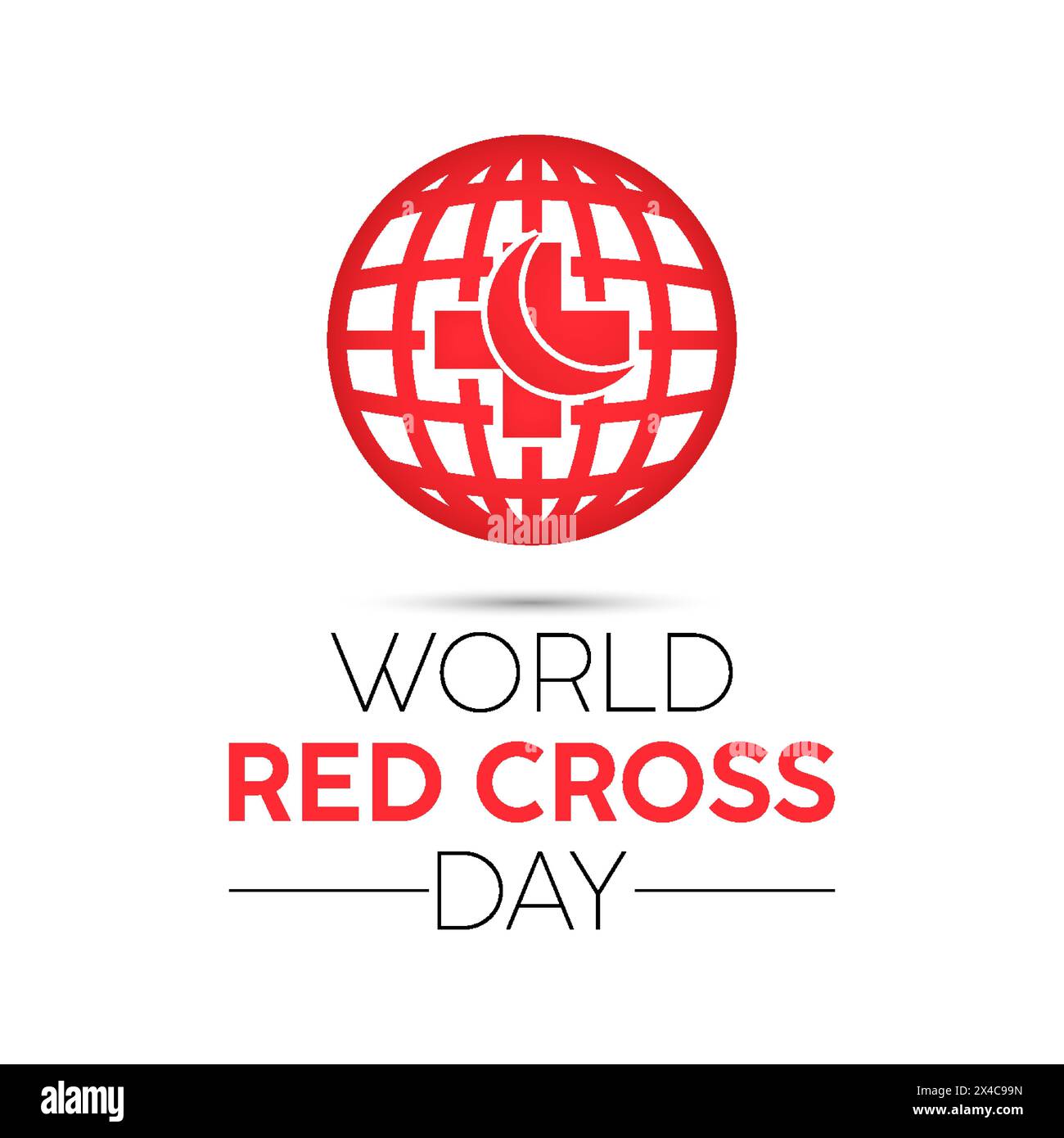 World Red Cross and Red Crescent Day health awareness vector ...