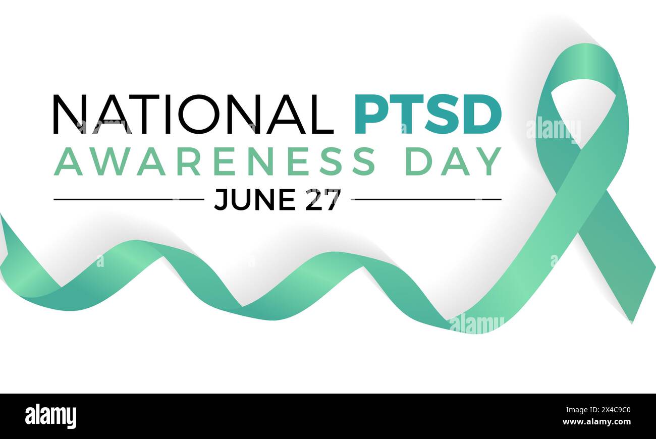 National PTSD Awareness Day health awareness vector illustration ...