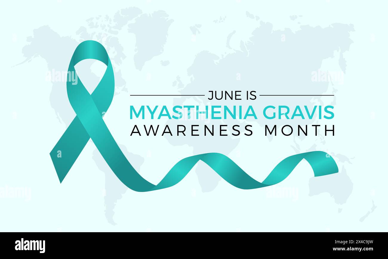 Myasthenia Gravis Awareness Month health awareness vector illustration ...